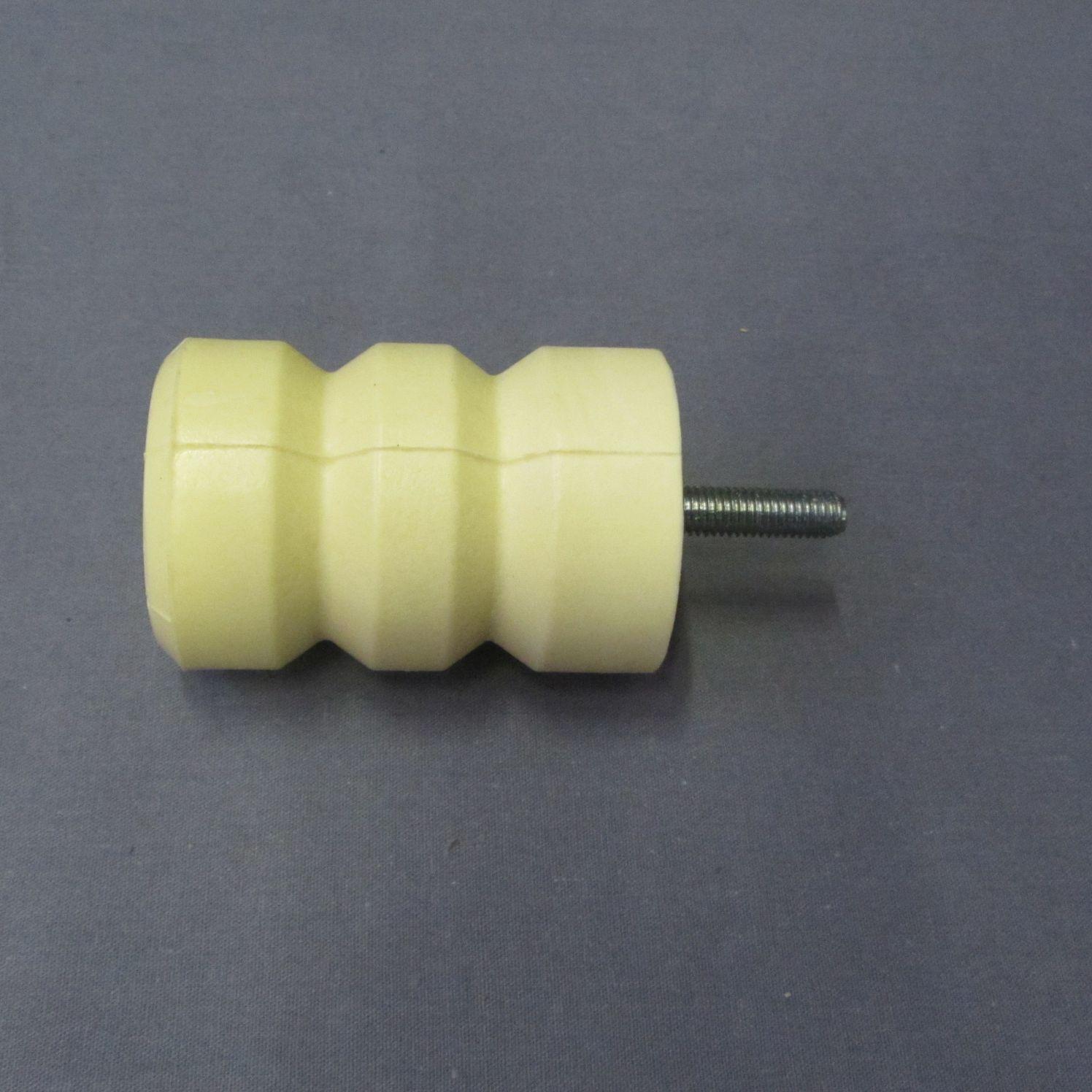Yellow/orange buffer roller for trolley - Imola Gru